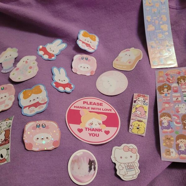 HOLOGRAPHIC Cute Brown Plushie Sticker Sheet, Cute Stationery Bundle ...