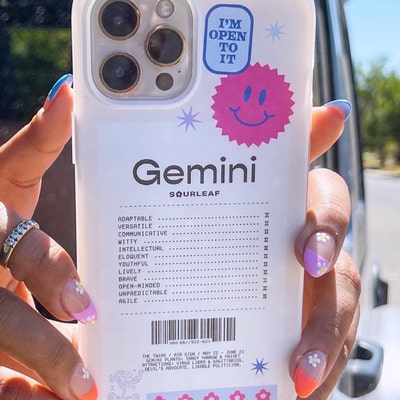 Gemini Receipt iPhone Case / Astrology Phone Case / Trendy Zodiac ...