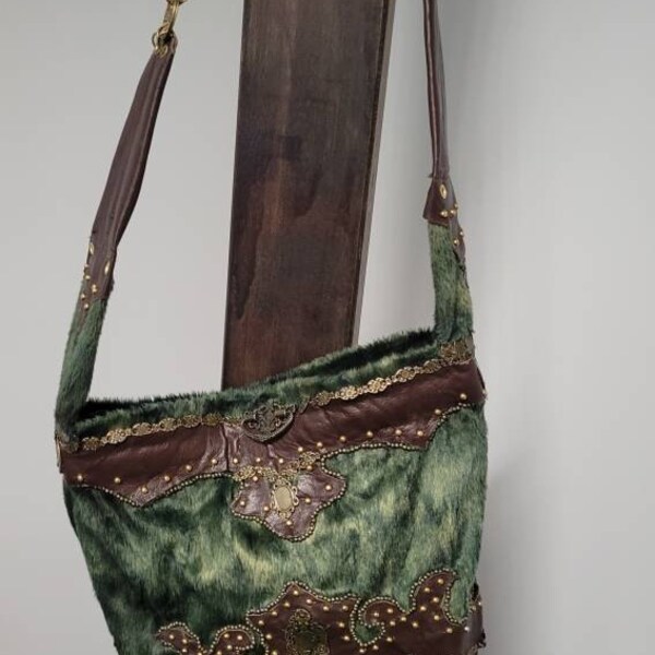Shabby Enchanted Forest Rococo Style Renaissance Fair Pearl Velvet Bag ...
