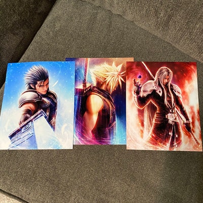 Sephiroth Final Fantasy VII Remake Limited Edition Fine Art Print FF7 ...