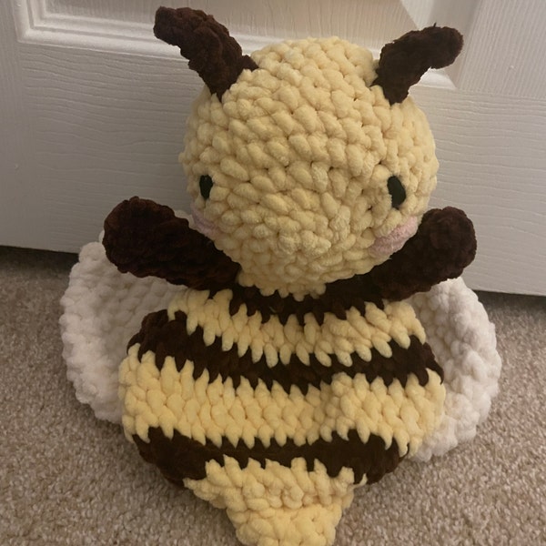 Benji the Bee Crochet Pattern, Crochet Snuggler - Etsy