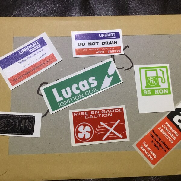 Rover Mini Cooper Spi 8 Piece Sticker Pack - Etsy