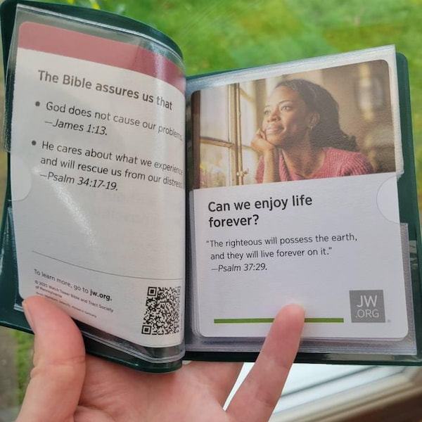 JW Ministry Small Tract Holder - 10 Pocket - Holds 100 Tracts ...