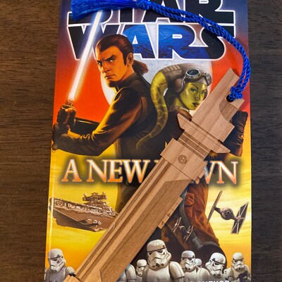 Star Wars Qui Gon Jinn Lightsaber Bookmark With Tassel Laser - Etsy