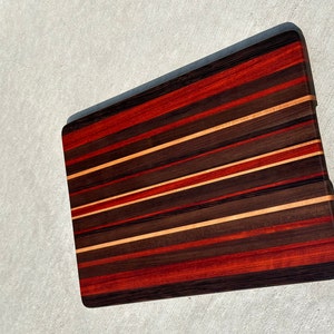 End Grain Cutting Board With Random Block Pattern Chopping Board Food ...