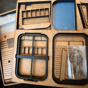 DIY Modern House Kit, Micro Dollhouse, Miniature Tiny House, Wooden ...