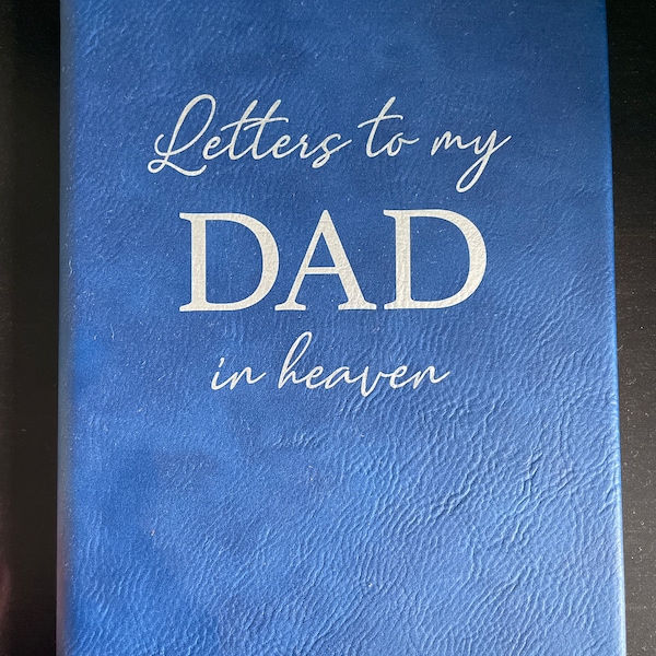 Loss of Father Grief Journal, Letters to Dad in Heaven, Loss of Father ...