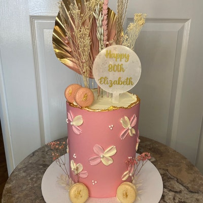 Gold Mini Palm Spear X 2 for Cake Topper Decoration Perfectly - Etsy