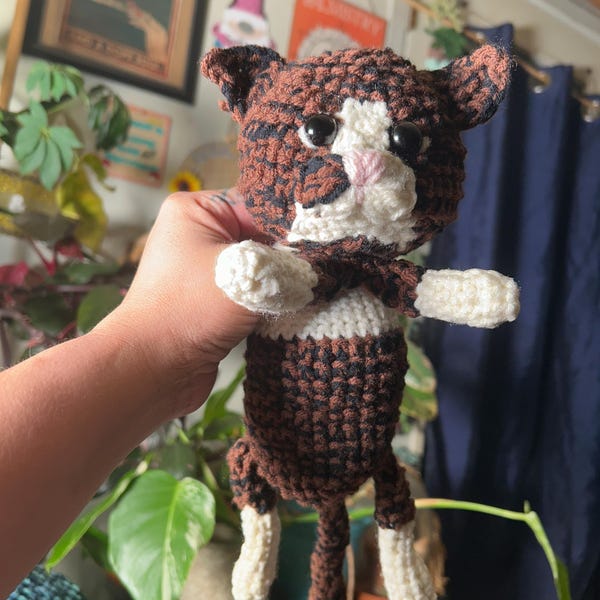 Crochet Calico Cat Pattern, Amigurumi Spotted Kitten Tutorial PDF - Etsy