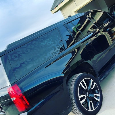 Fits 2015-2020 Chevy Suburban Rear Side Windows Leopard Cheetah Print ...