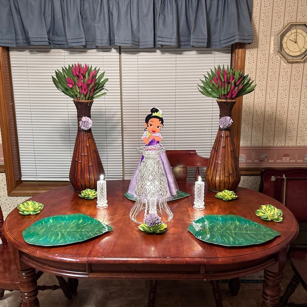 Princess Tiana Letters Theme, Princess Tianaa,b,c,d Party Decorations ...