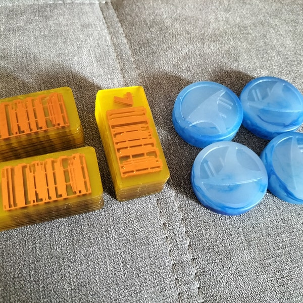 Republic Credits (set of 10) - Star Wars Inspired Credit Chips - Sabacc ...