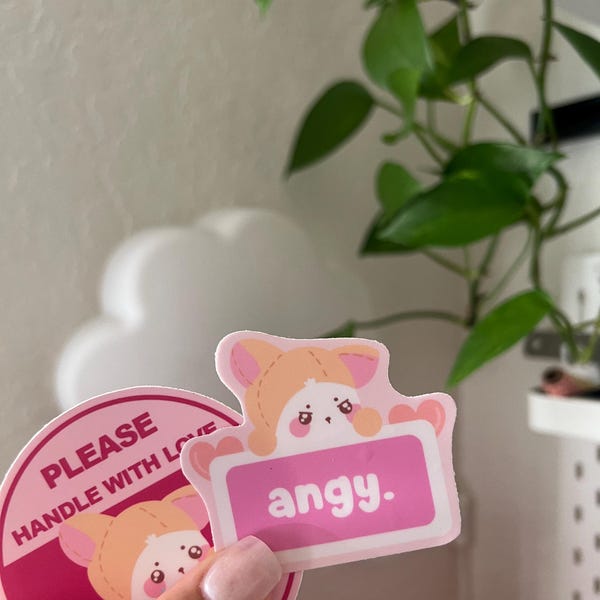 HOLOGRAPHIC Cute Brown Plushie Sticker Sheet, Cute Stationery Bundle ...