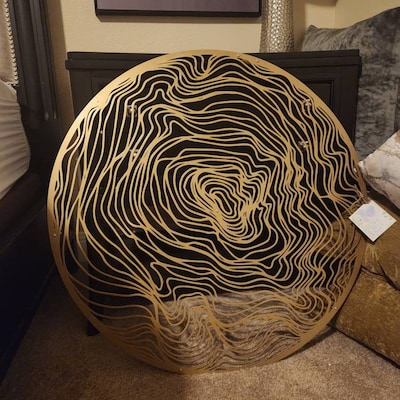 Matte Black Abstract Bubbles Metal Wall Art Metal Bubles Sign - Etsy