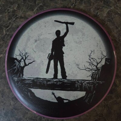 Alien Abduction Disc Golf Disc, Custom Gift, UFO Space Art, Print of ...