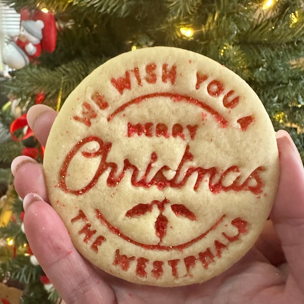 Personalized Cookie Cutter for Christmas, Stamp With Family Name ...