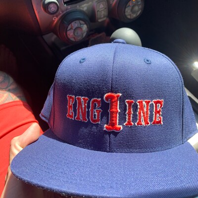 Free Personalization Custom Engine Fighter Station American Flag Hat ...