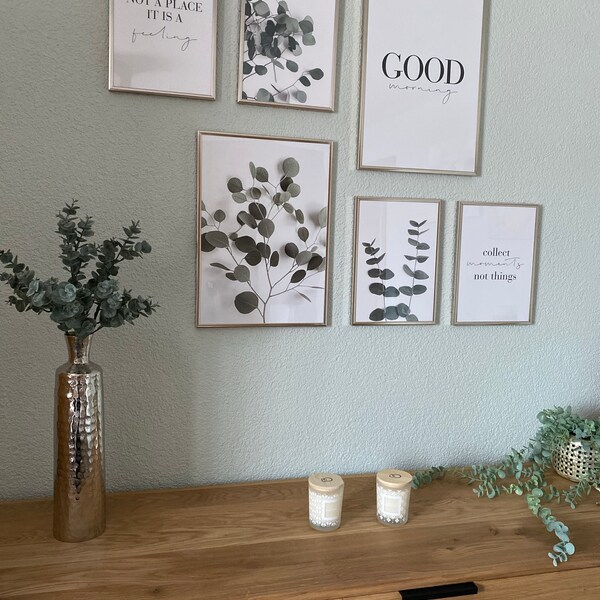 Heimlich® Premium Poster Set Bilder Wohnzimmer Wandbilder Schlafzimmer ...