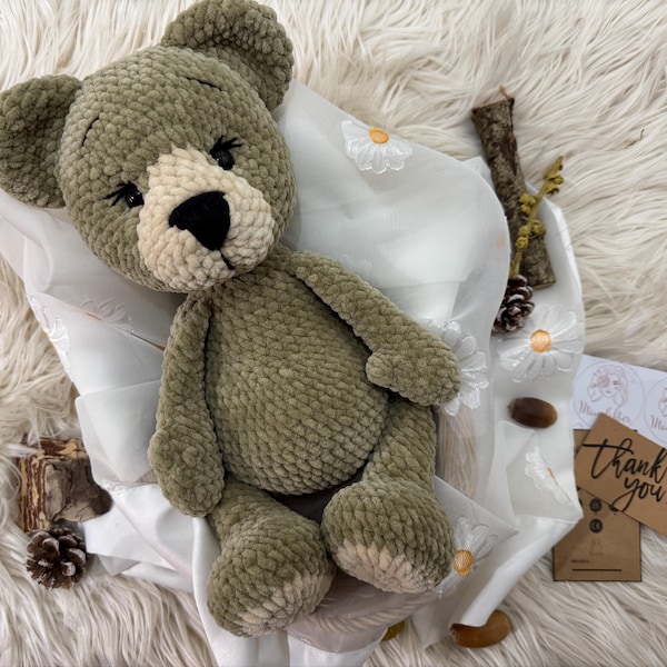 Noah the Bear Crochet Pattern - Etsy
