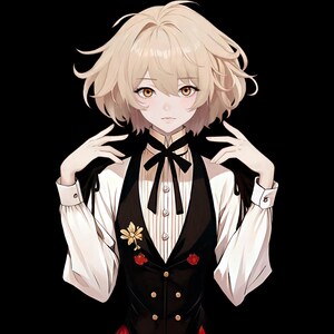 Twins Vtuber Anime Character / Vtube Art Concept Design / Character ...