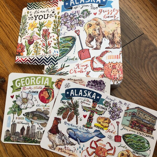 Alaska Notebook, Blank Journal, the Last Frontier, State Symbols ...