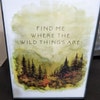 Inspirational Quote, Forest Art, Watercolor Art Print, Magic Quote ...