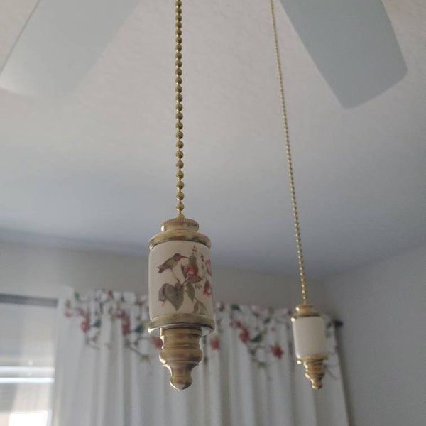Hummingbird Fan & Light Ceiling Fan Pull Chain, - Etsy