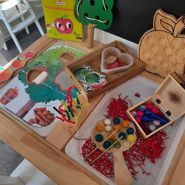 Apple Tree Flisat Insert, Fall Flisat Insert, Flisat Insert Printable ...