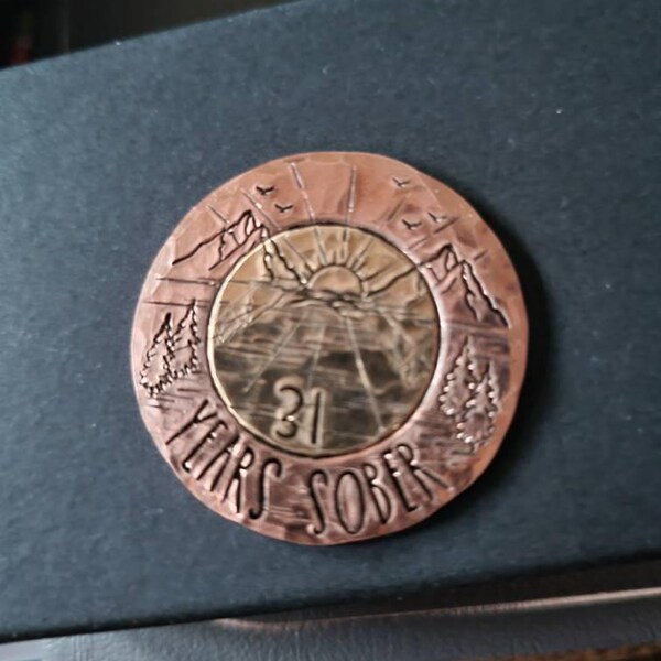 30 Days Sober, 60 Days, 90 Days Sobriety Token, Sobriety Coin ...