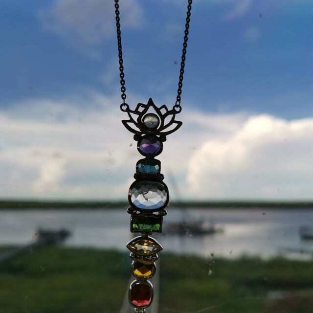 Handmade gemstone and sterling silver jewelry by ZebaJewelry