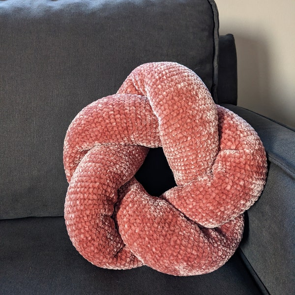 The PDF Crochet Pattern for a Knot Pillow Easy to Make, Perfect for a ...