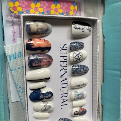 Full Set of Acrylic Nails.. BILLY EILISH inspired Any - Etsy