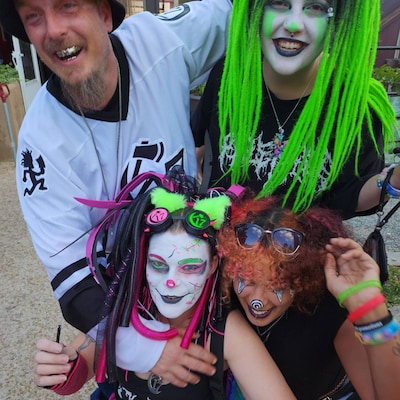 Green and Black Beautiful Cyberlox Biohazard Geometric Ready - Etsy