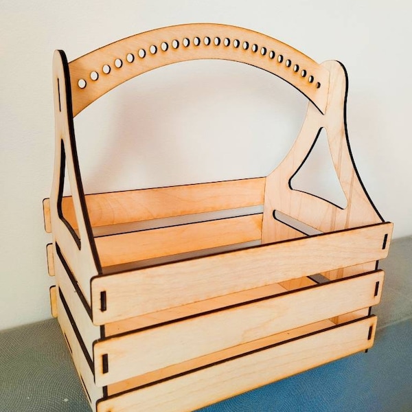 Laser Cut Wooden Basket File, Vector Files for Wood Laser Cutting - Etsy