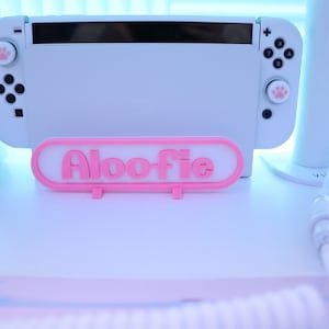 Custom Nintendo Style Name Sign/nameplate - Etsy