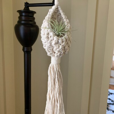 DIY MACRAME POD Pattern, Pdf Instructions Learn to Macrame, Air Plant ...