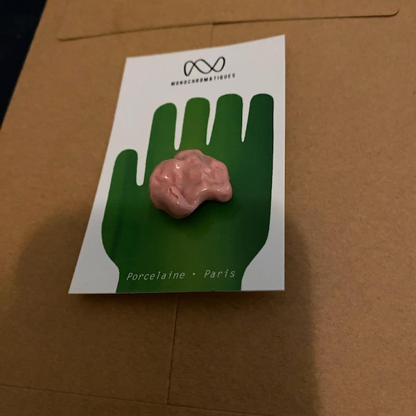 Chewing Gum Pins, Pink Porcelain. Bubble Gum Food Jewel. Candies Sweets ...