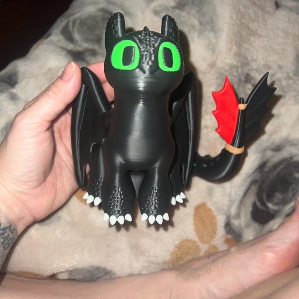 Toothless & Light Fury Christmas Tree Ornaments! - Etsy