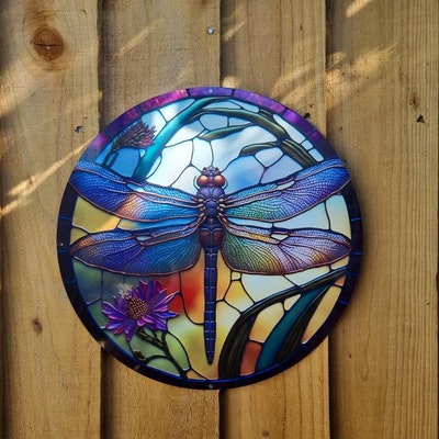 Dragonfly Gift, Dragonfly Sign, Metal Dragonfly Sign, Welcome Wreath ...