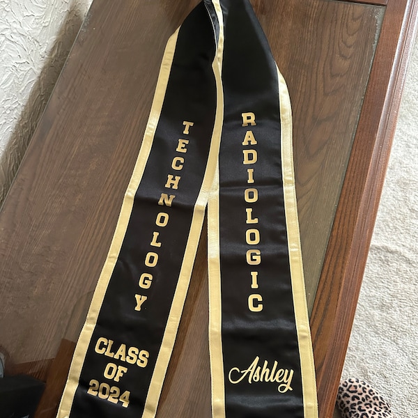 Customized Graduation Sash Custom Graduation Sash Personalized Sash ...