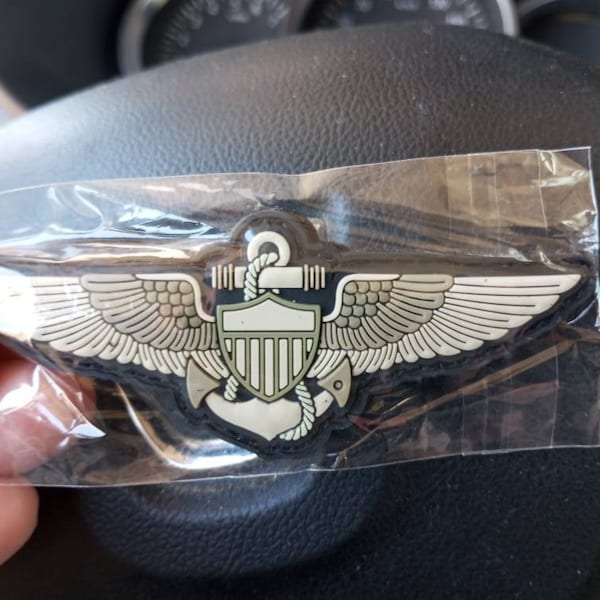 Naval Aviator Wings PVC Patch - Pilot Aircrew Wings - Navy / Marine ...