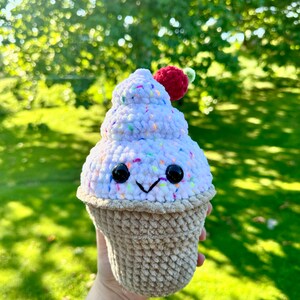 Ice Cream Cone Plush Crochet PATTERN Amigurumi - Etsy