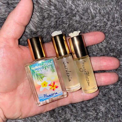 PIKAKE MINI PERFUME hawaiian Jasmine. Custom-blended Roll-on Perfume ...