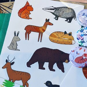 African Animals Sticker Sheet Vinyl Kiss-Cut Stickers | Etsy