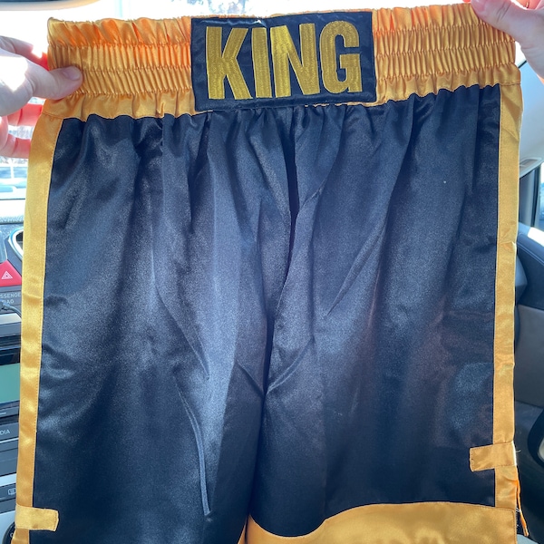 K12-CUSTOM Made and PERSONALIZED Satin Boxing Shorts Boxing Trunks for ...