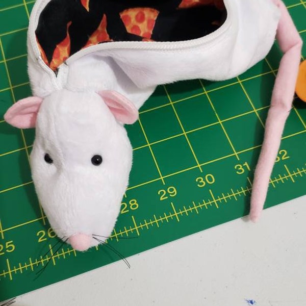 Rat Pencil Case Sewing Pattern: DIY Stuffed Mouse Tutorial (PDF Pattern ...