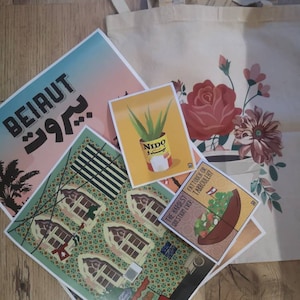 Very Lebanese Sticker Pack Waterproof Vinyl Stickers Pack - Etsy