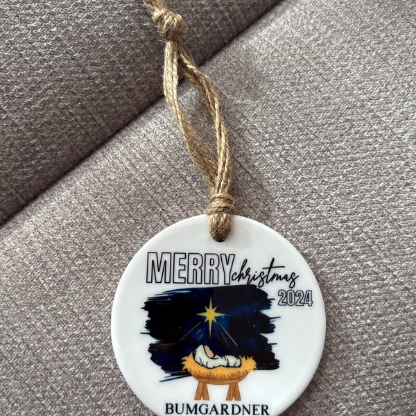 Yellow Ball Python Snake Custom Christmas Ornament of Python ...