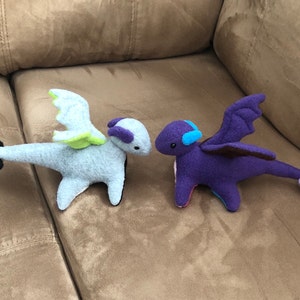 LGBT Miniature Plush Dragons 7 Inch Hand-sewn - Etsy