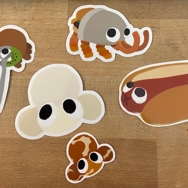 Bugsnax Stickers|video Game Stickers|bugsnax Sticker Set|sticker Pack ...